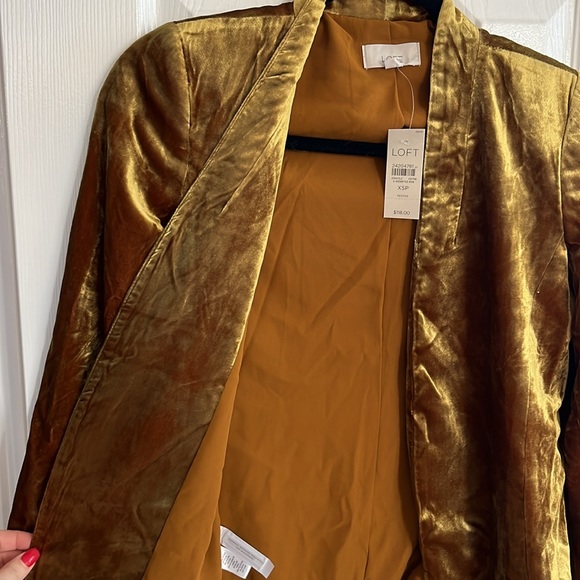 LOFT | Jackets & Coats | Velvet Loft Blazer | Poshmark